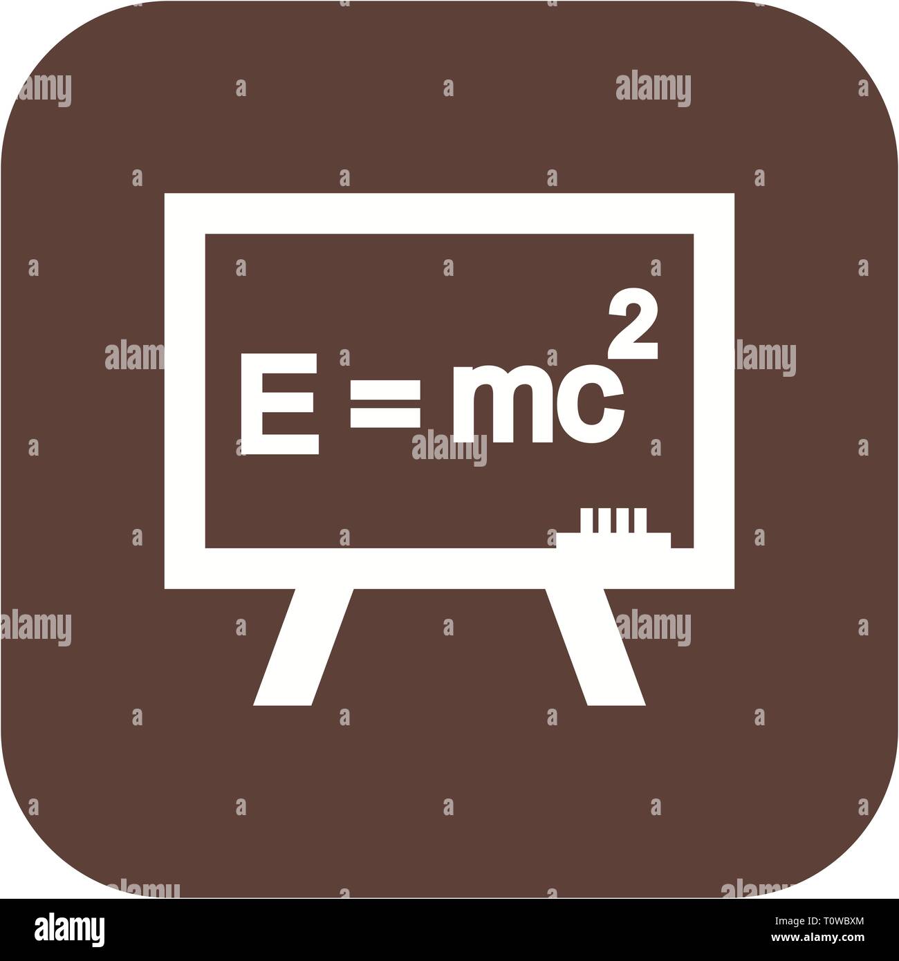 Illustration Formula Icon Stock Photo - Alamy