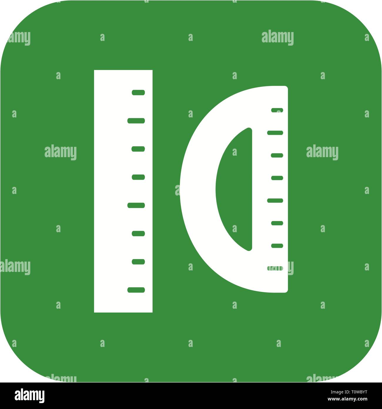 Illustration Geometry Set Icon Stock Photo - Alamy