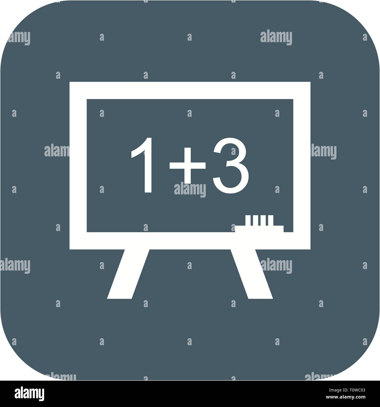 Illustration Mathematics Icon Stock Photo - Alamy