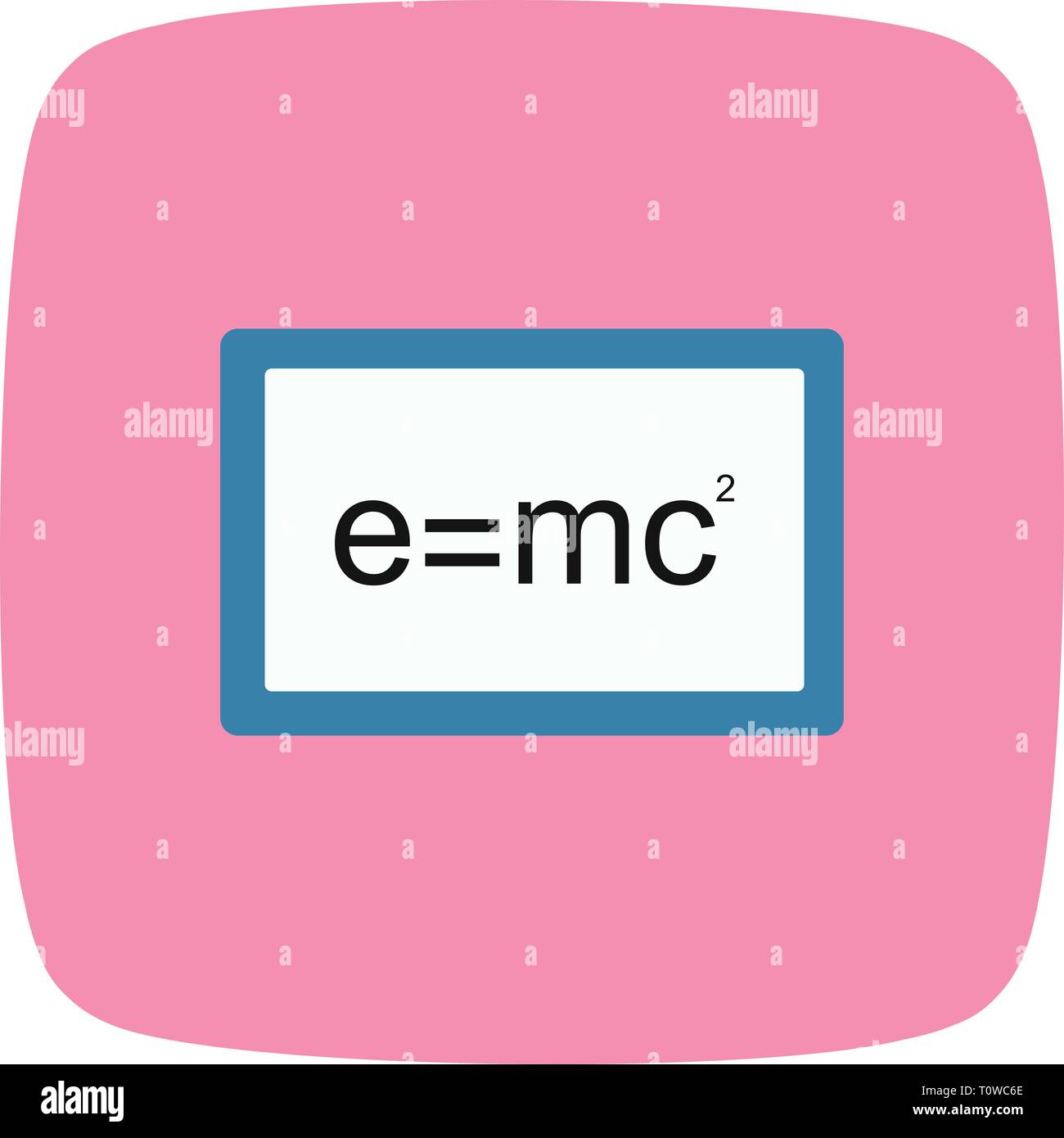 Illustration Formula Icon Stock Photo - Alamy