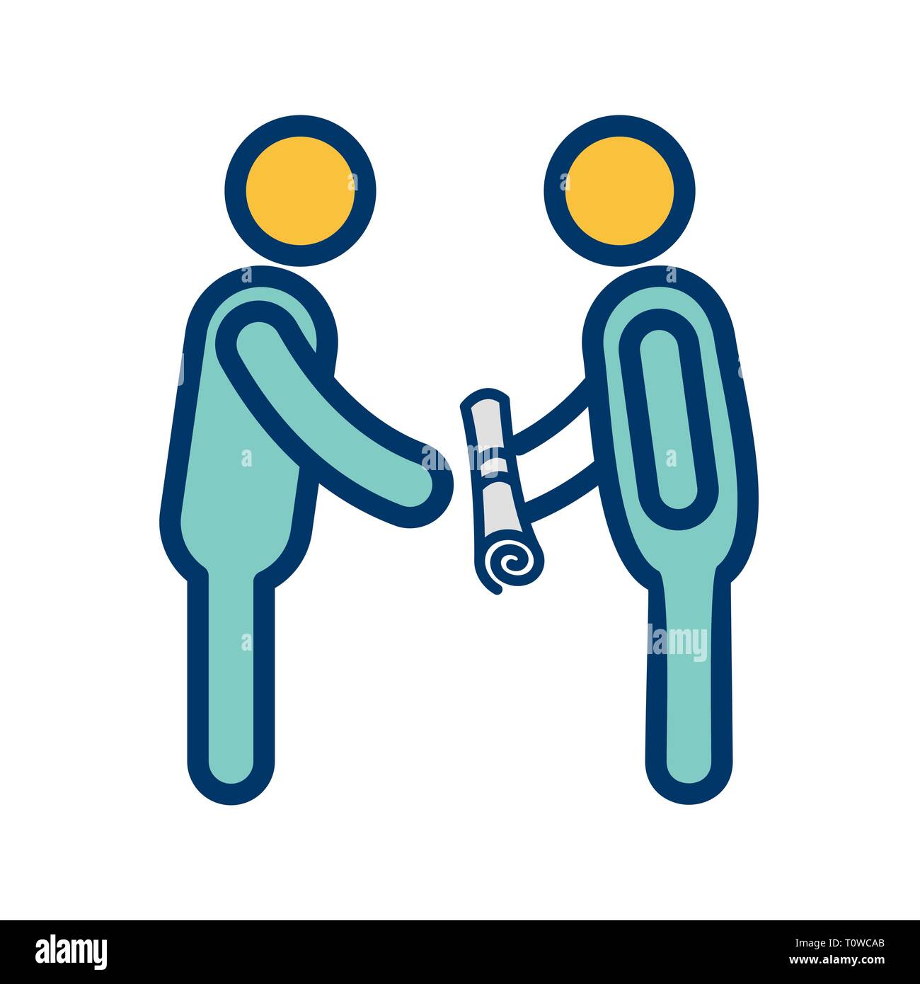 Getting Degree Icon High Resolution Stock Photography and Images - Alamy