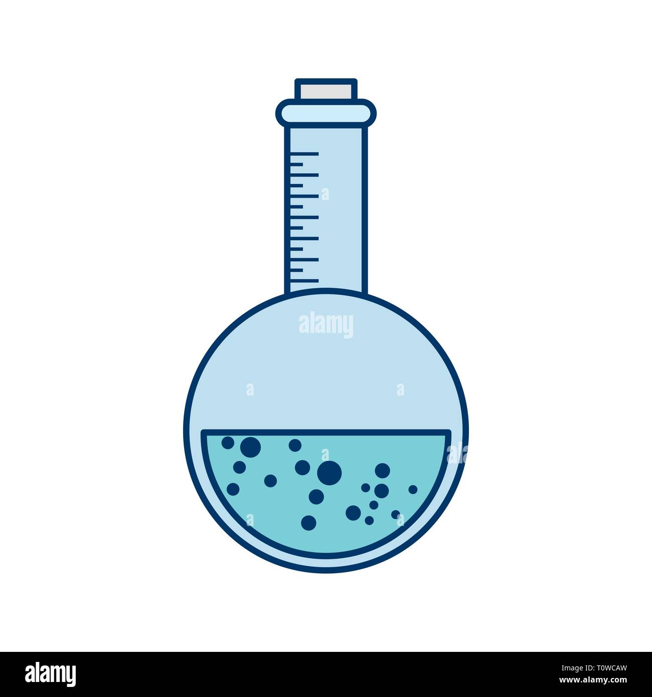 Illustration Flask Icon Stock Photo - Alamy