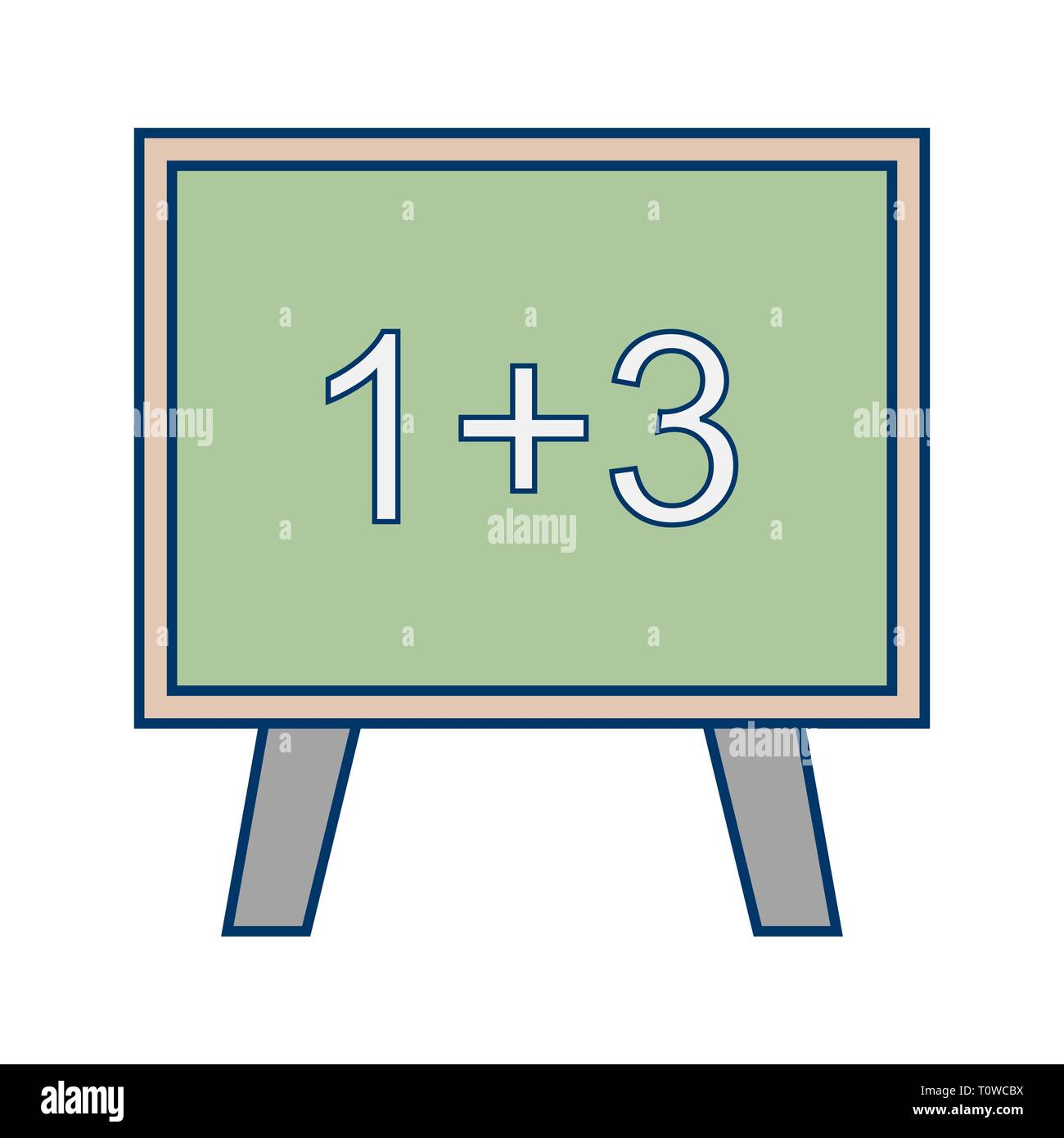 Illustration Mathematics Icon Stock Photo - Alamy