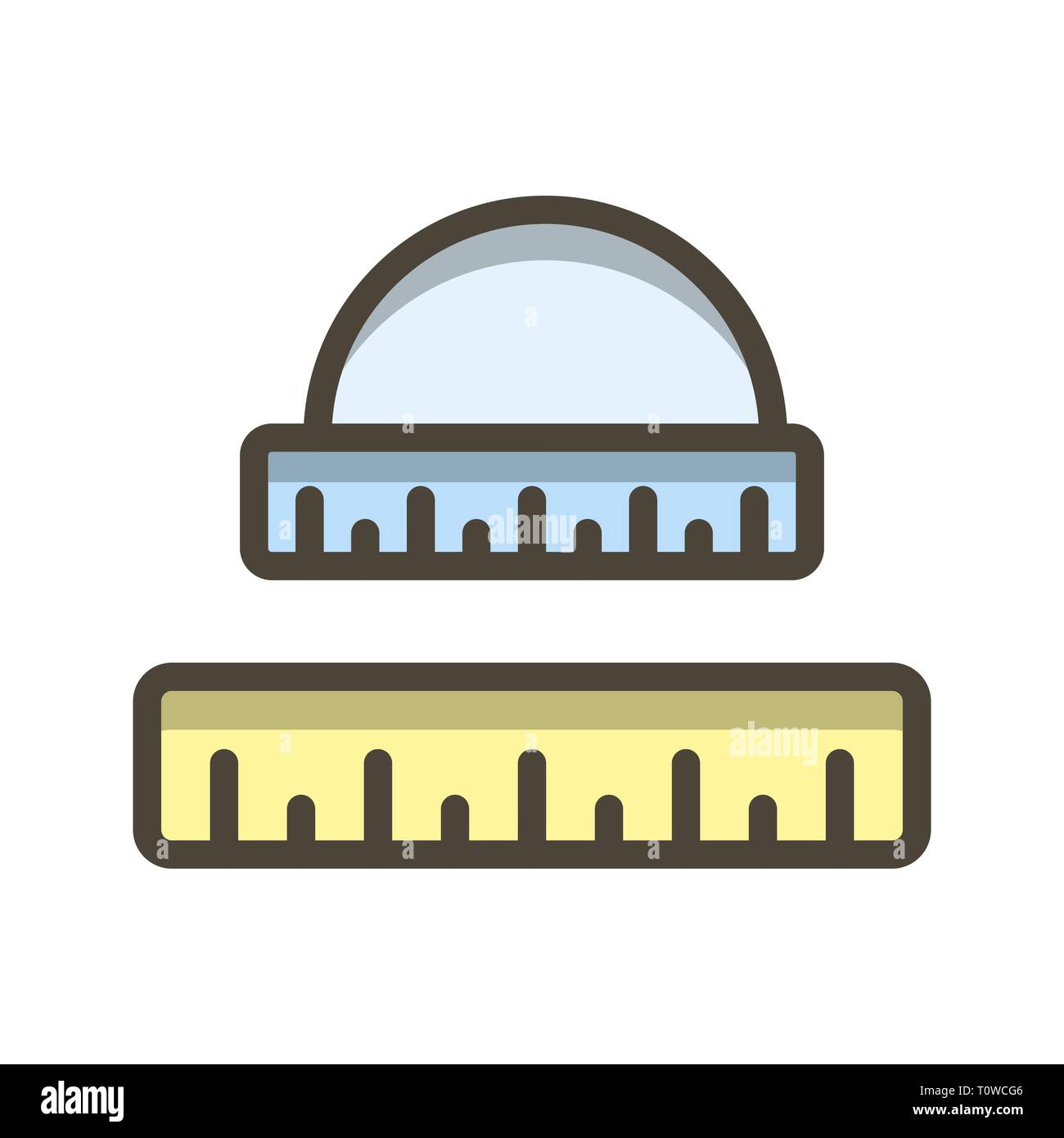 Illustration Geometry Set Icon Stock Photo - Alamy