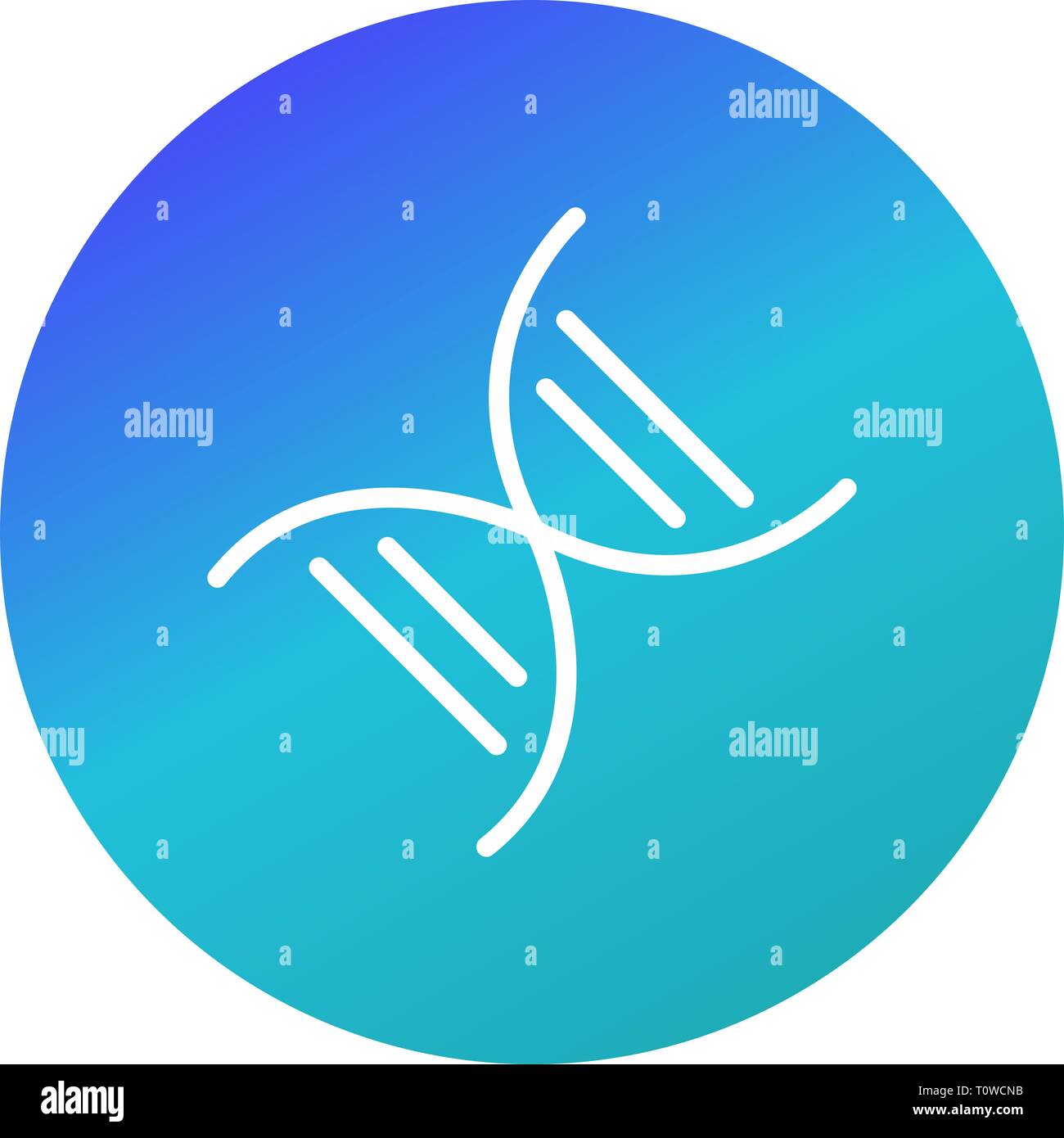 Illustration Genetics Icon Stock Photo - Alamy