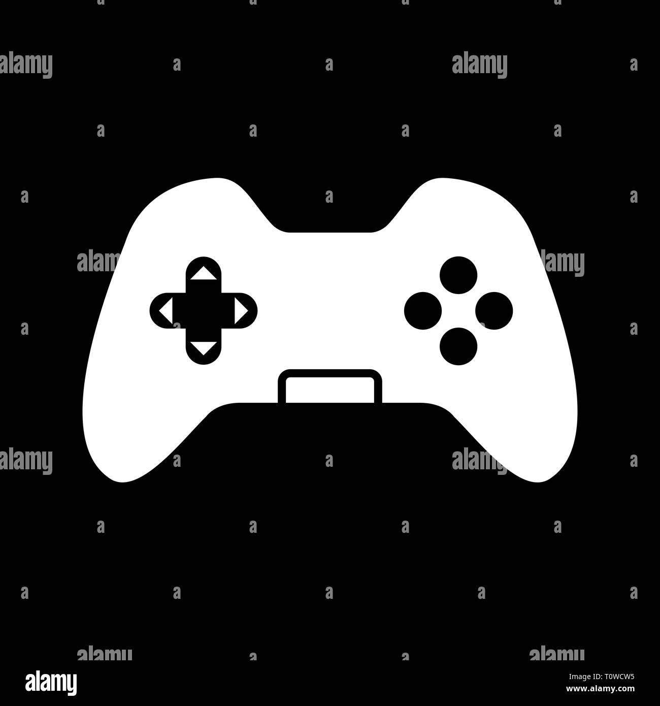 Illustration Control Pad Icon Stock Photo - Alamy