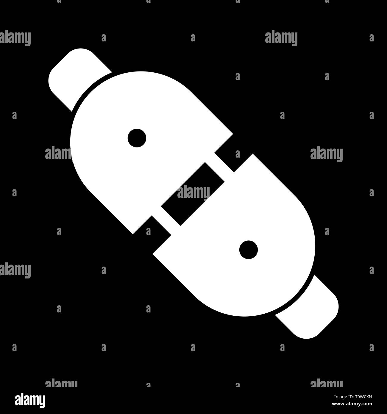 Illustration Plug Connector Icon Stock Photo - Alamy