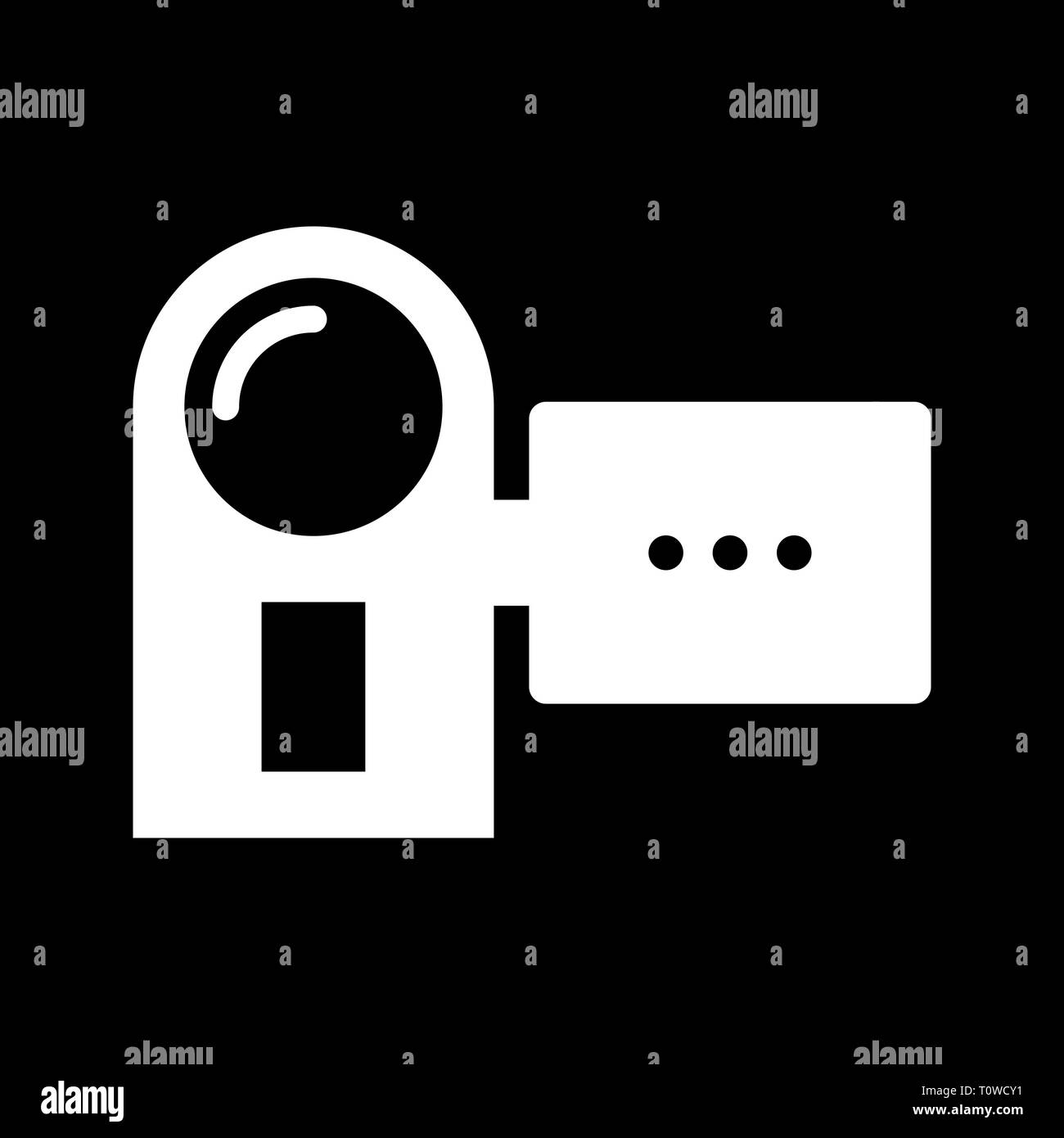 Handycam symbol hi-res stock photography and images - Alamy