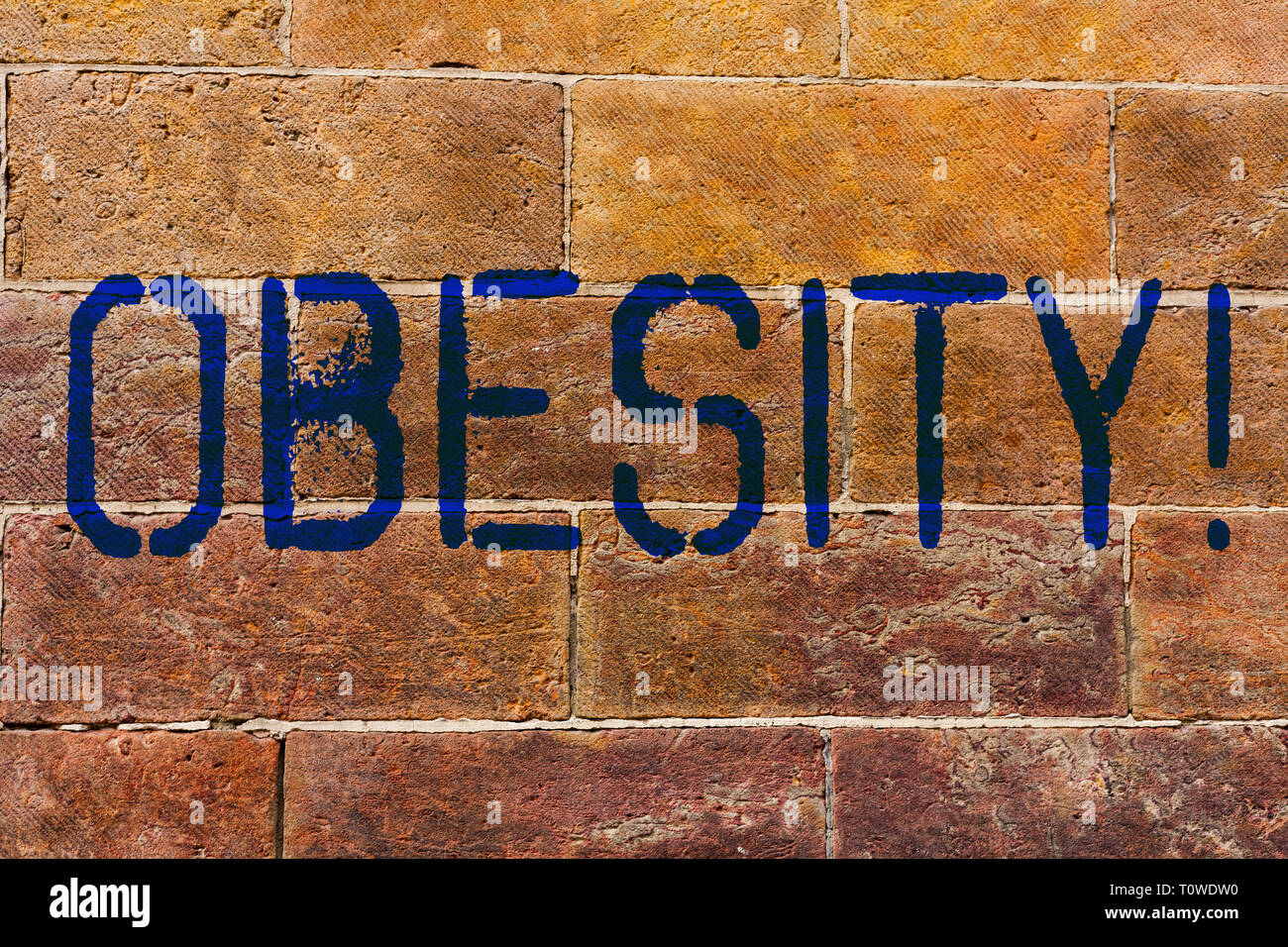 Conceptual hand writing showing Obesity. Concept meaning Medical ...