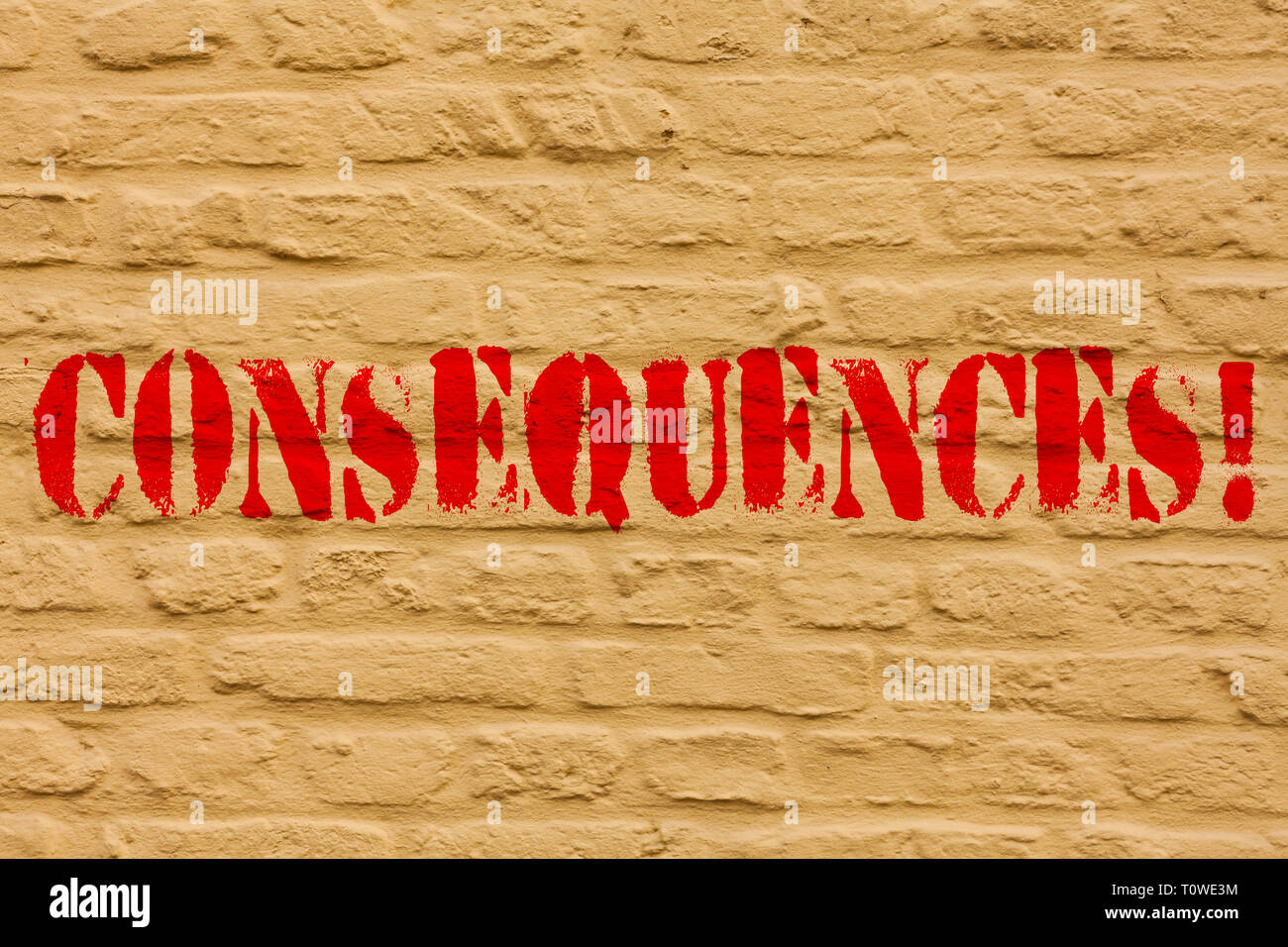 Handwriting text Consequences. Conceptual photo Result Outcome Output ...