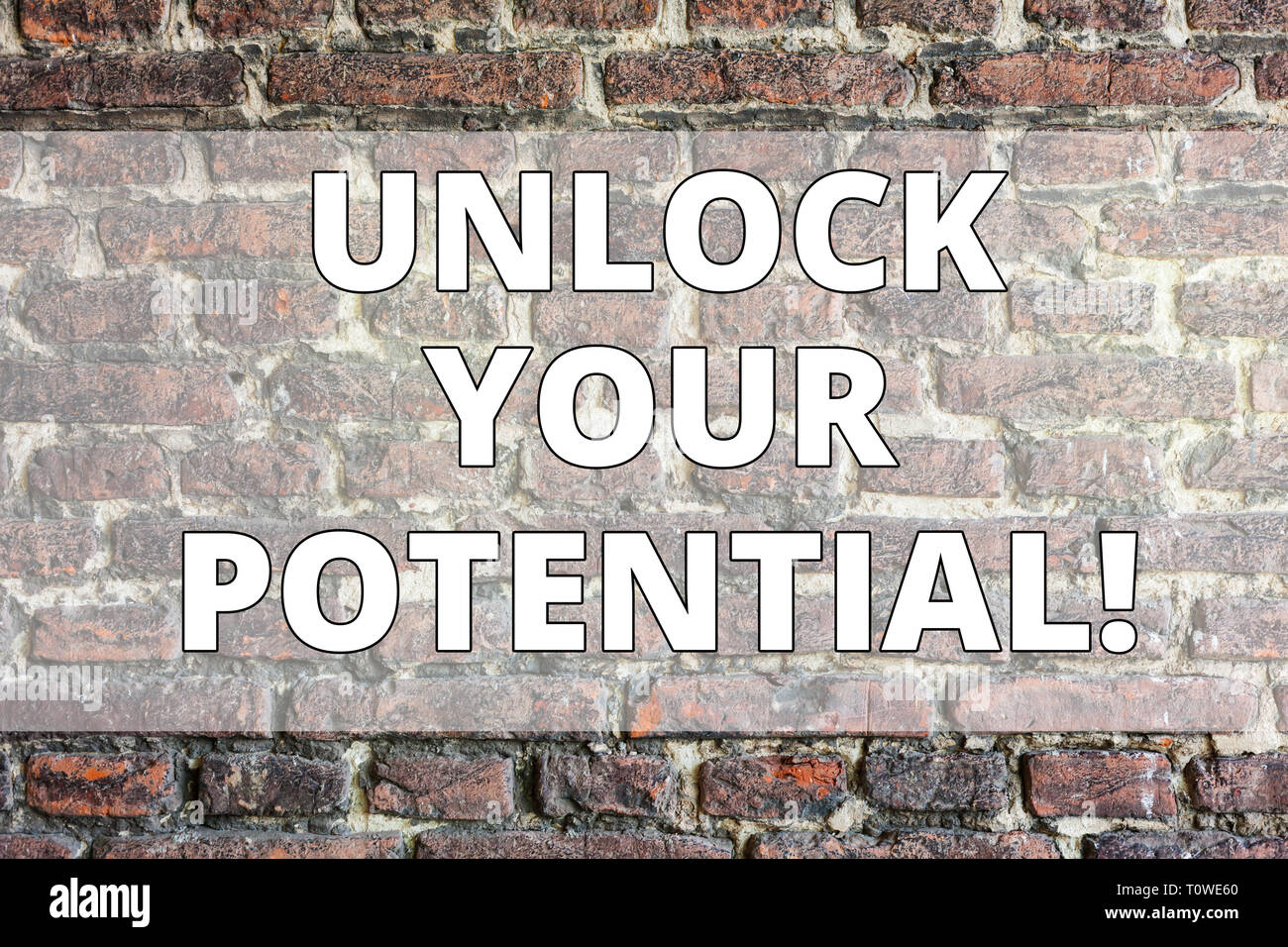 Writing note showing Unlock Your Potential. Business concept for Reveal ...