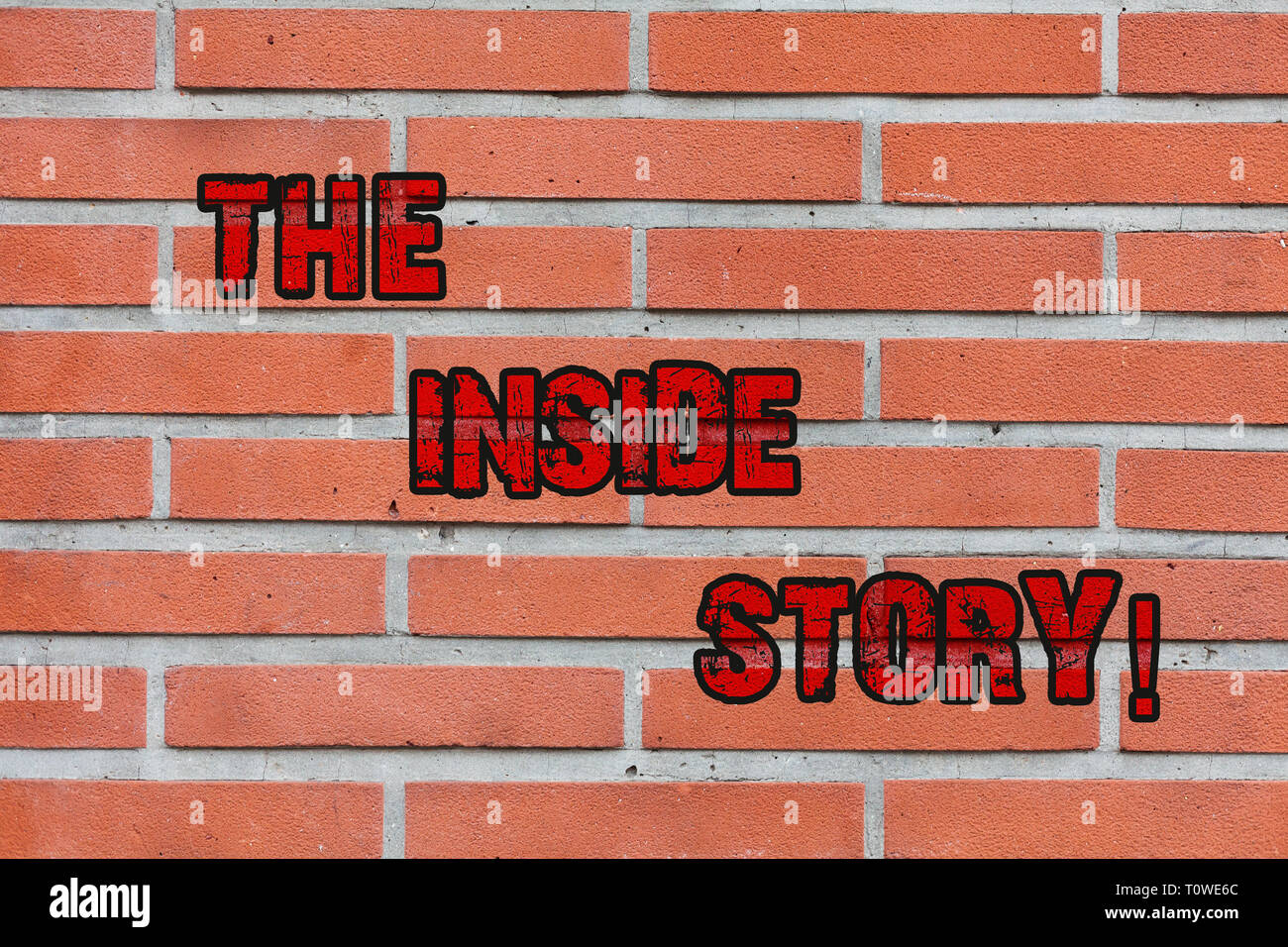 Word writing text The Inside Story. Business photo showcasing ...