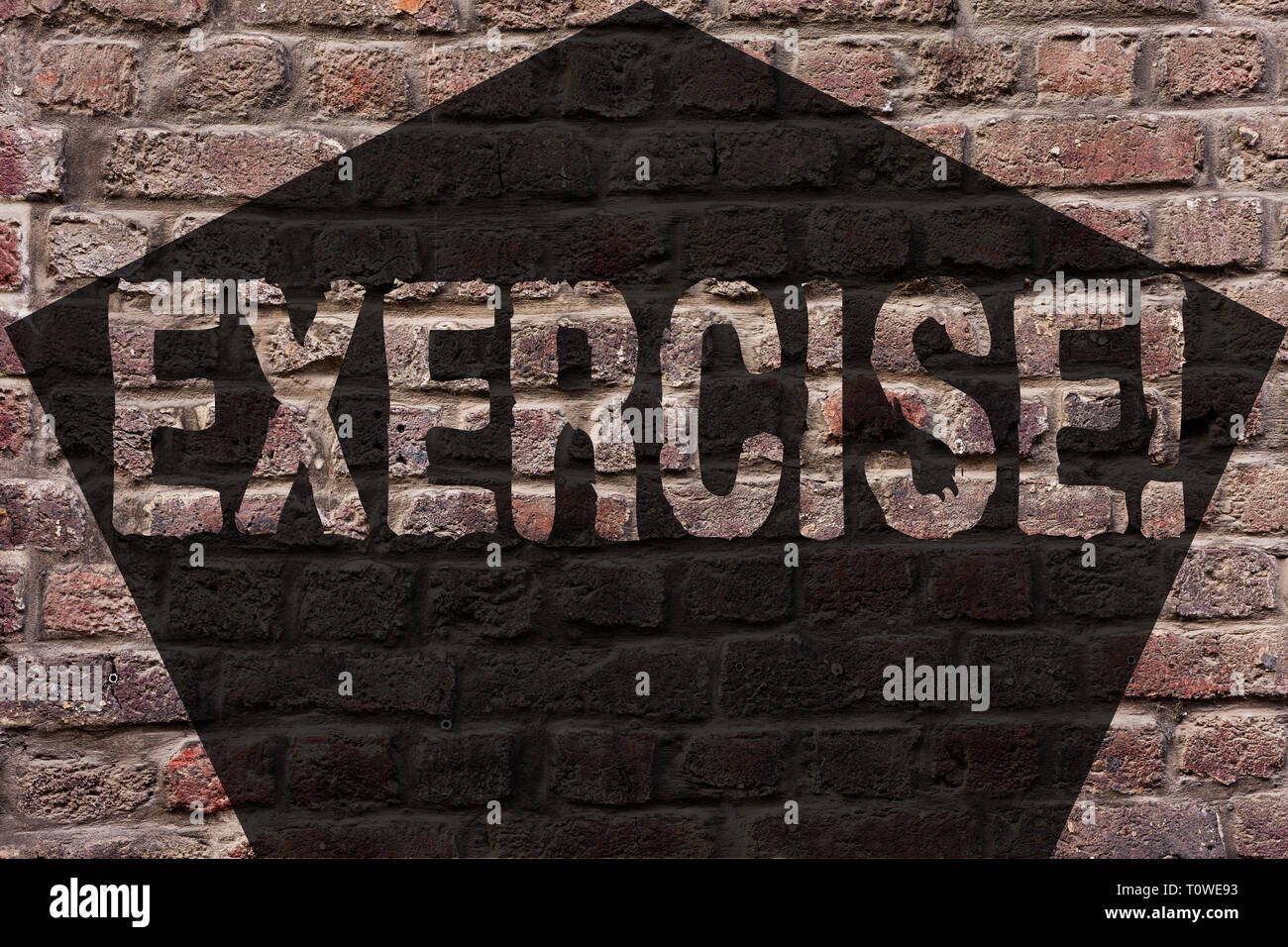 Handwriting text Exercise. Conceptual photo Activity requiring physical ...