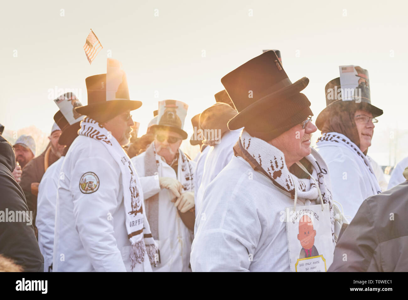 Groundhog Day festivities at the Slumbering Groundhog Lodge in Kirkwood ...