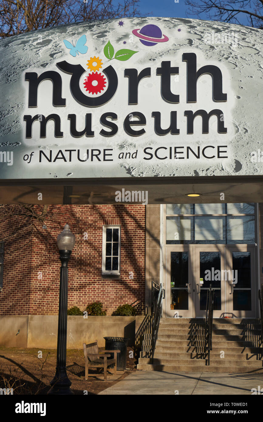 The main entrance to the North Museum of Science Stock Photo - Alamy