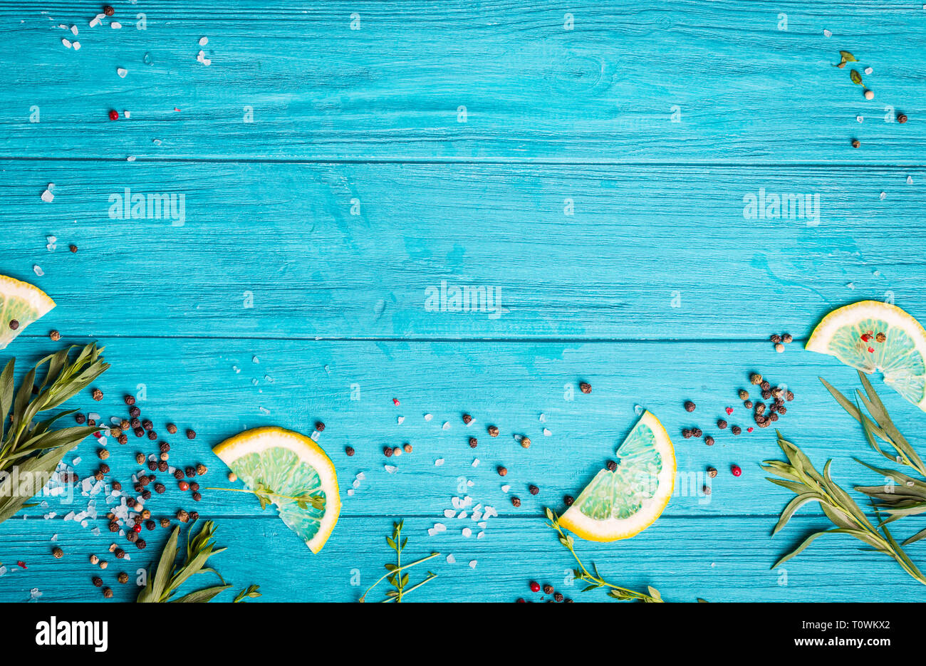 Food frame hi-res stock photography and images - Alamy