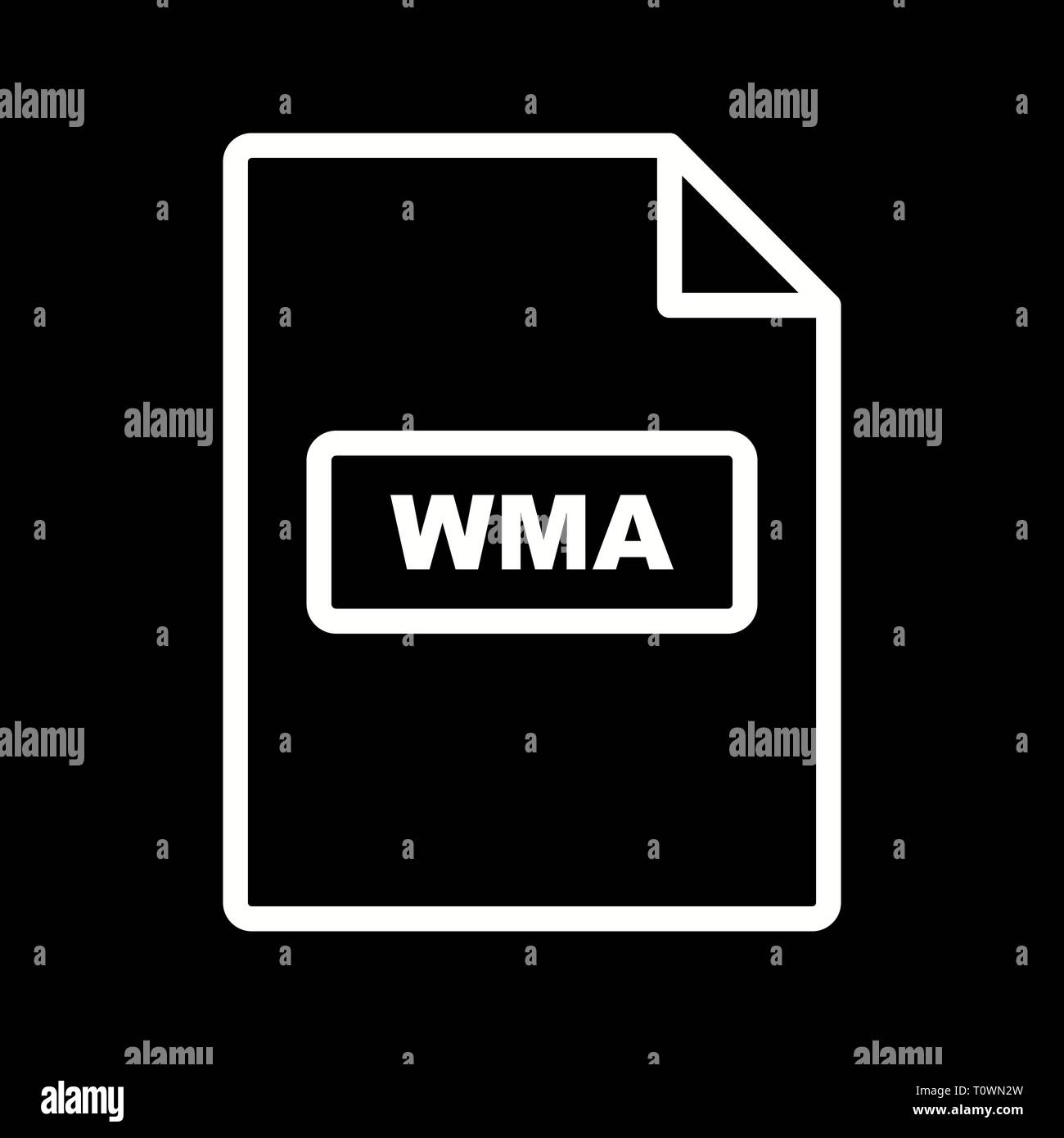 Wma symbol hi-res stock photography and images - Alamy