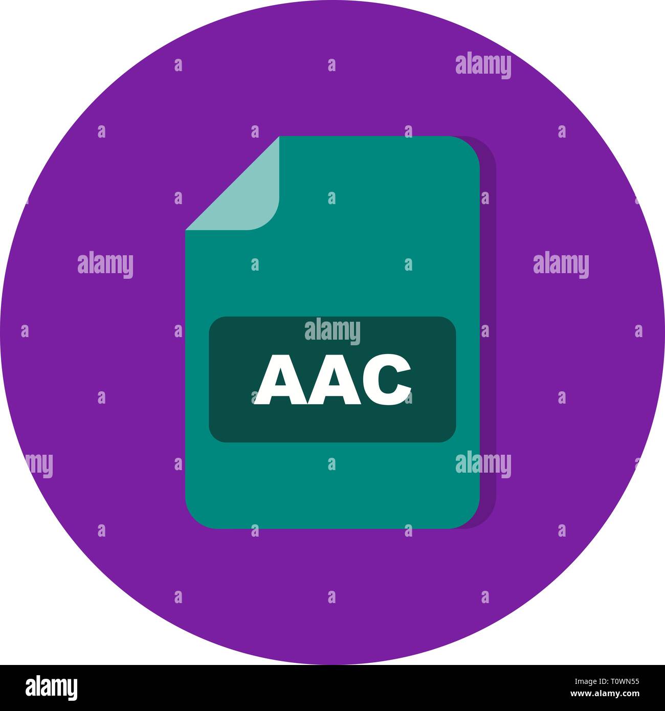 Illustration AAC Icon Stock Photo - Alamy