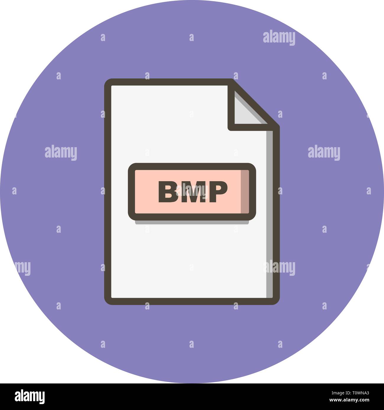 Illustration BMP Icon Stock Photo - Alamy