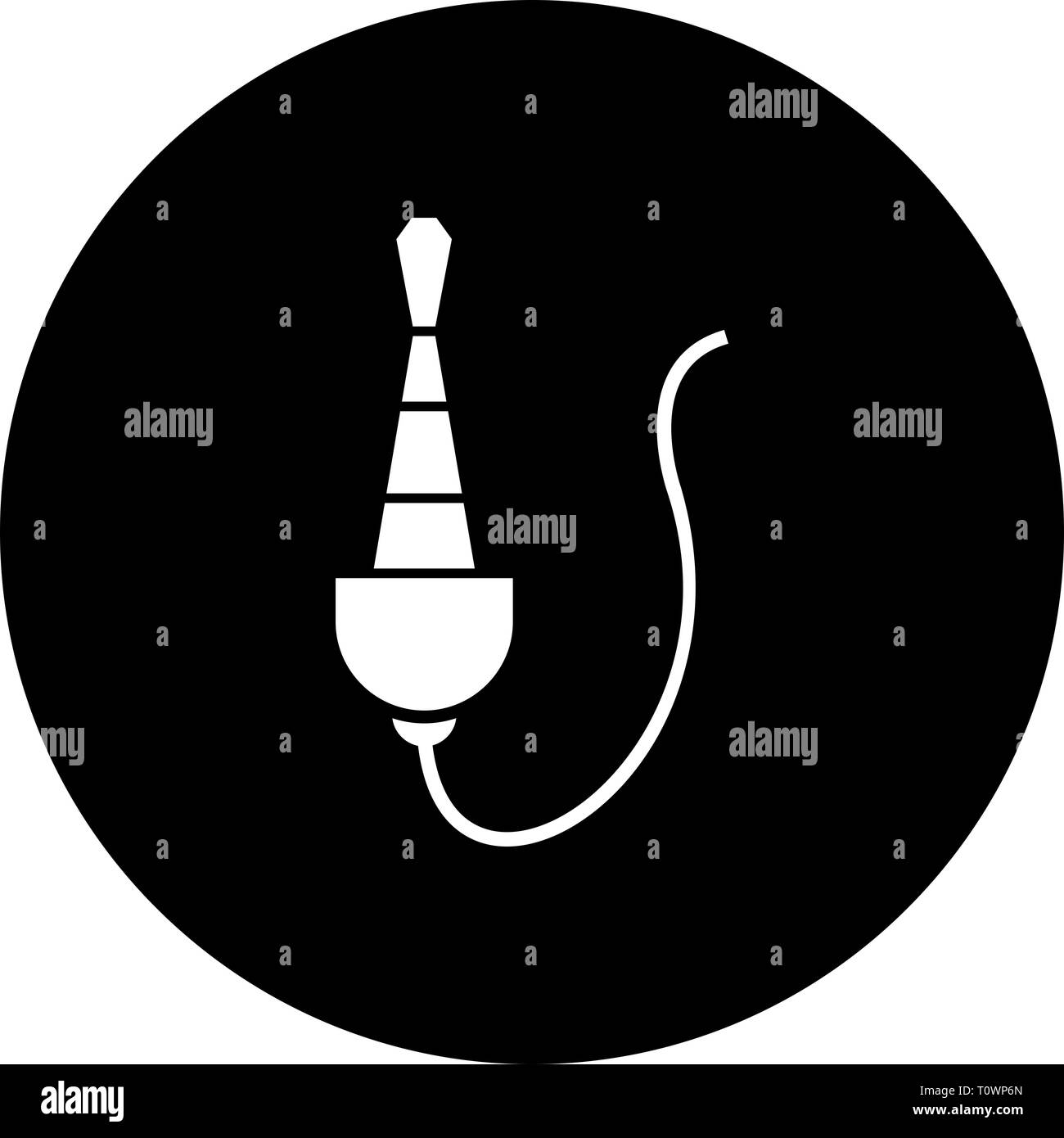 Illustration Cable Cord Icon Stock Photo - Alamy