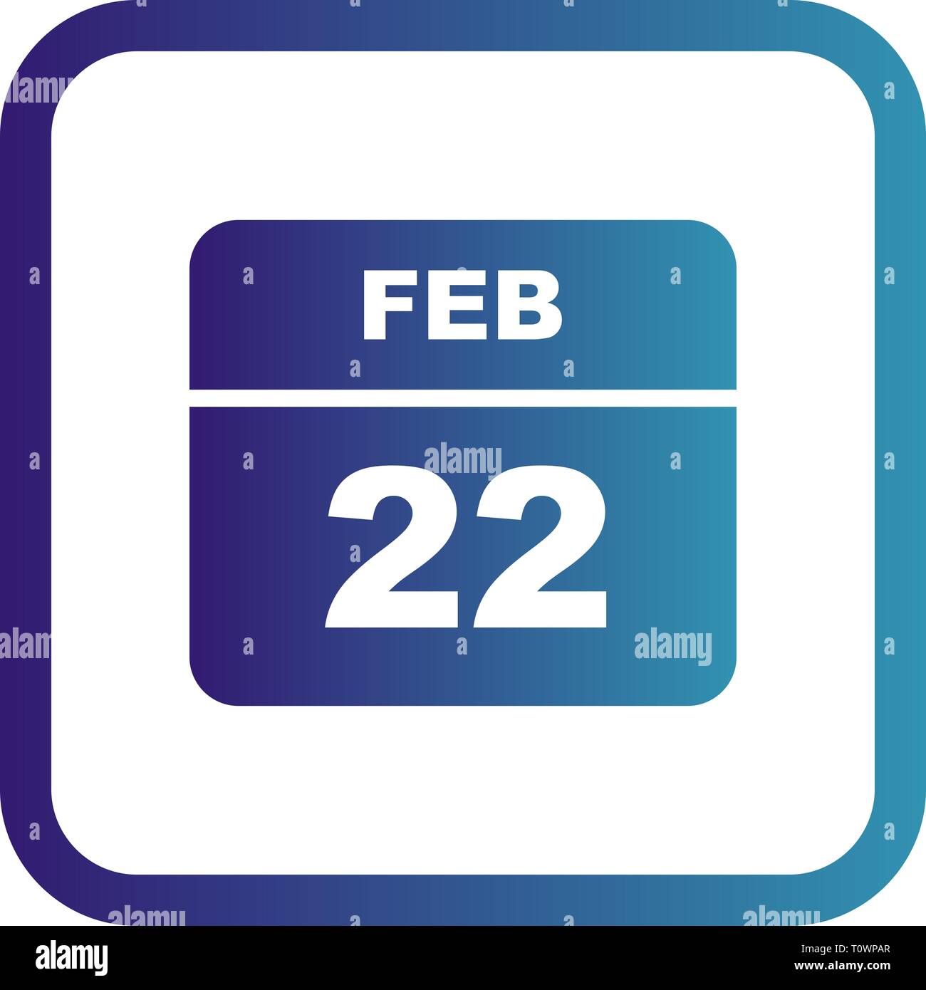 05 february icon hi-res stock photography and images - Alamy