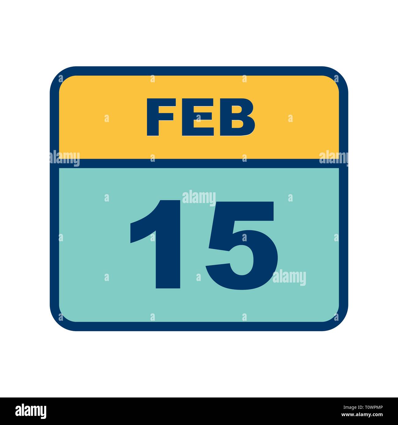 03 february icon Cut Out Stock Images & Pictures - Alamy