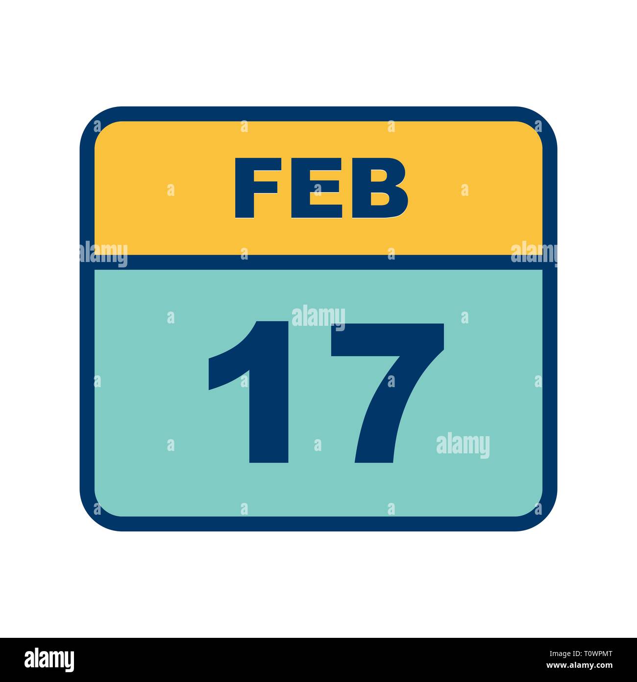 03 february icon Cut Out Stock Images & Pictures - Alamy