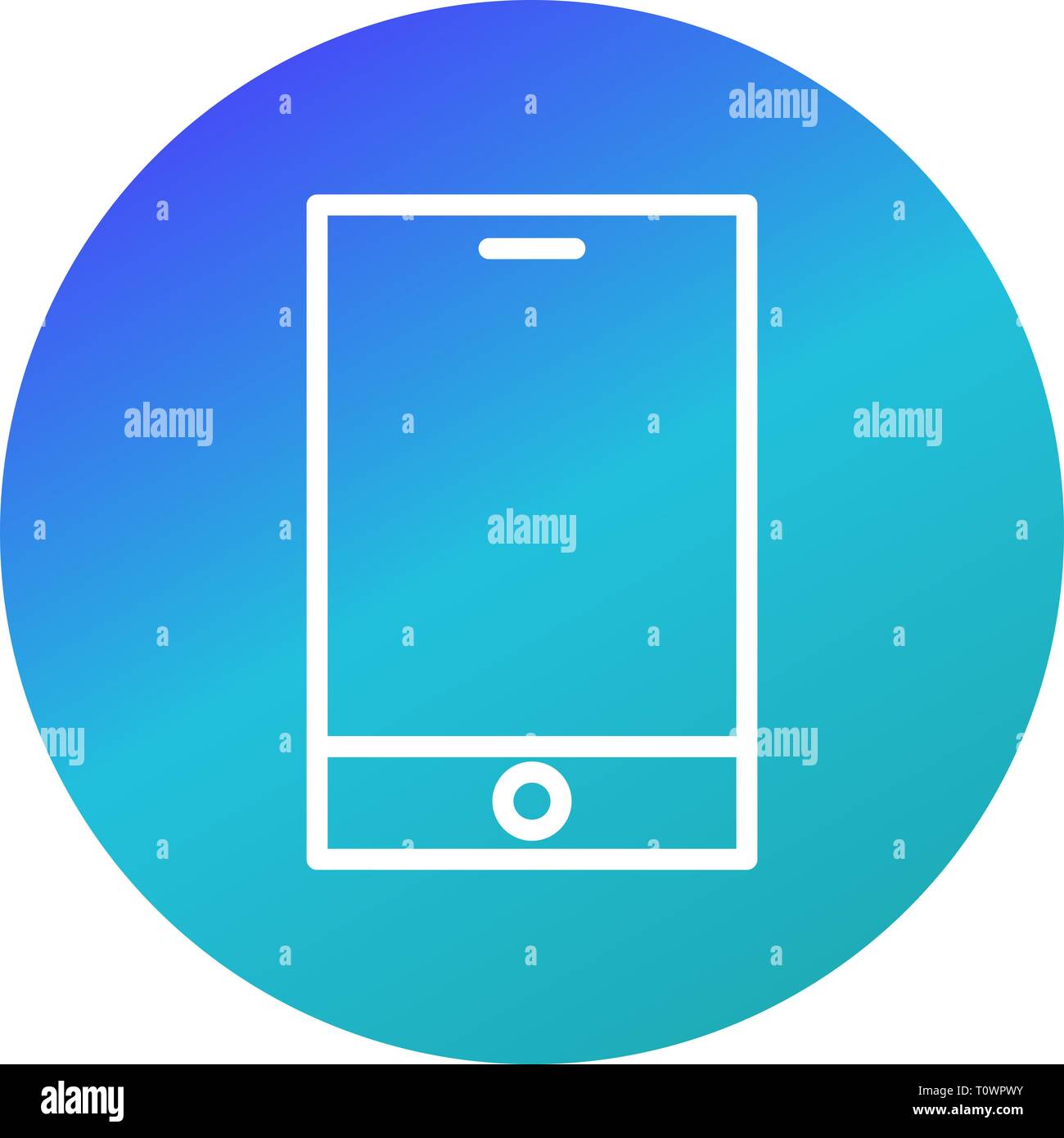 Illustration Smart Device Icon Stock Photo - Alamy