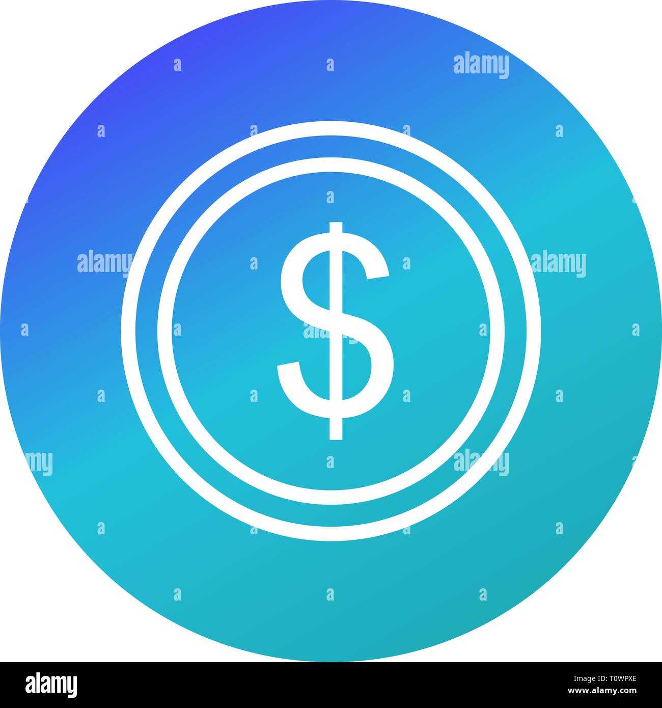 Illustration Currencies Icon Stock Photo - Alamy