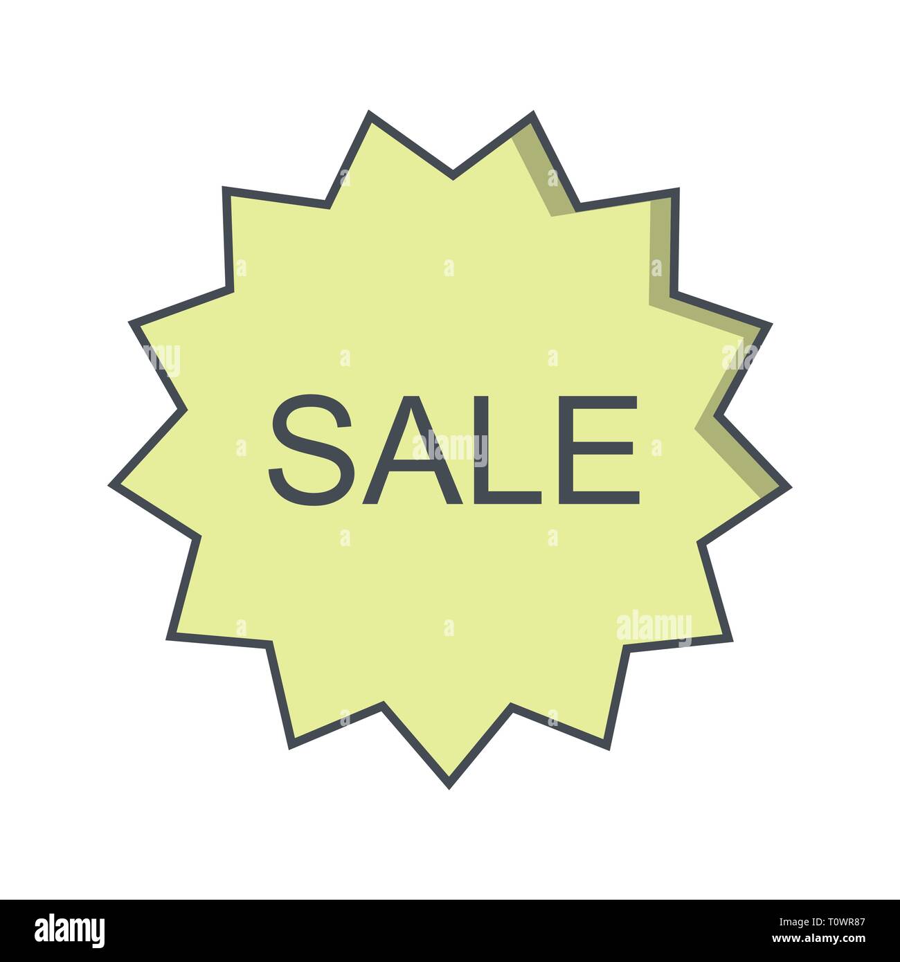 Illustration Sale Icon Stock Photo - Alamy