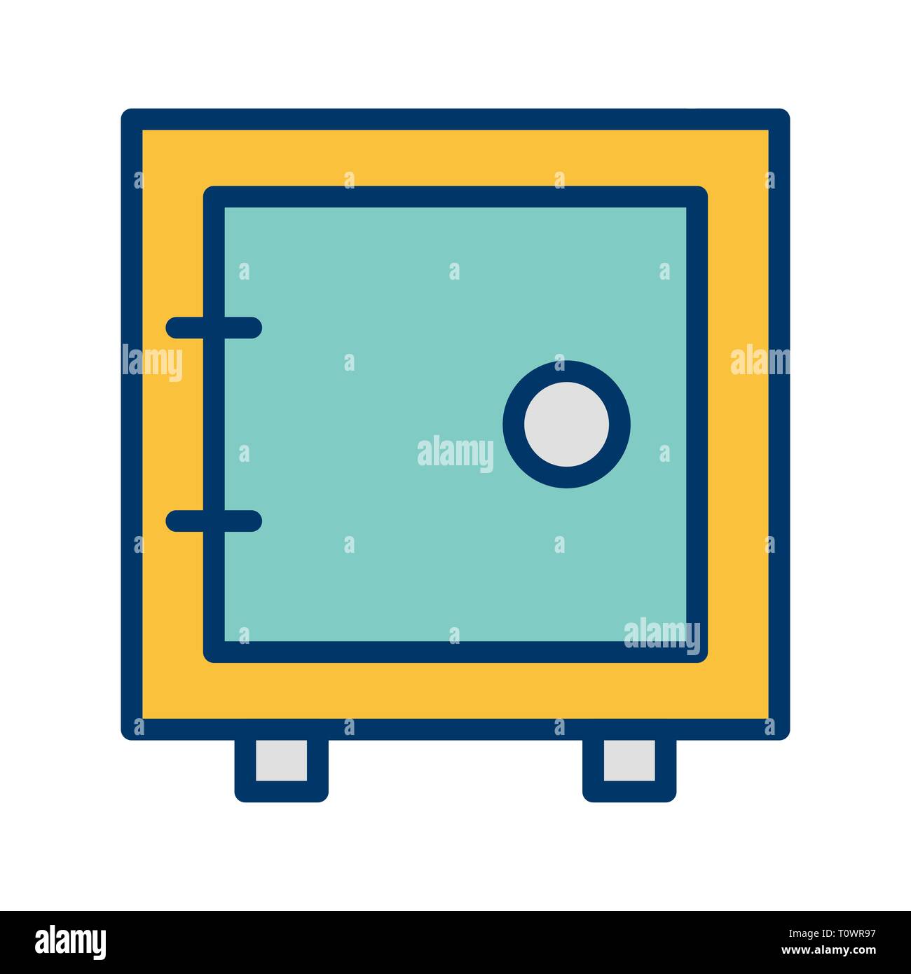 Illustration Vault Icon Stock Photo - Alamy