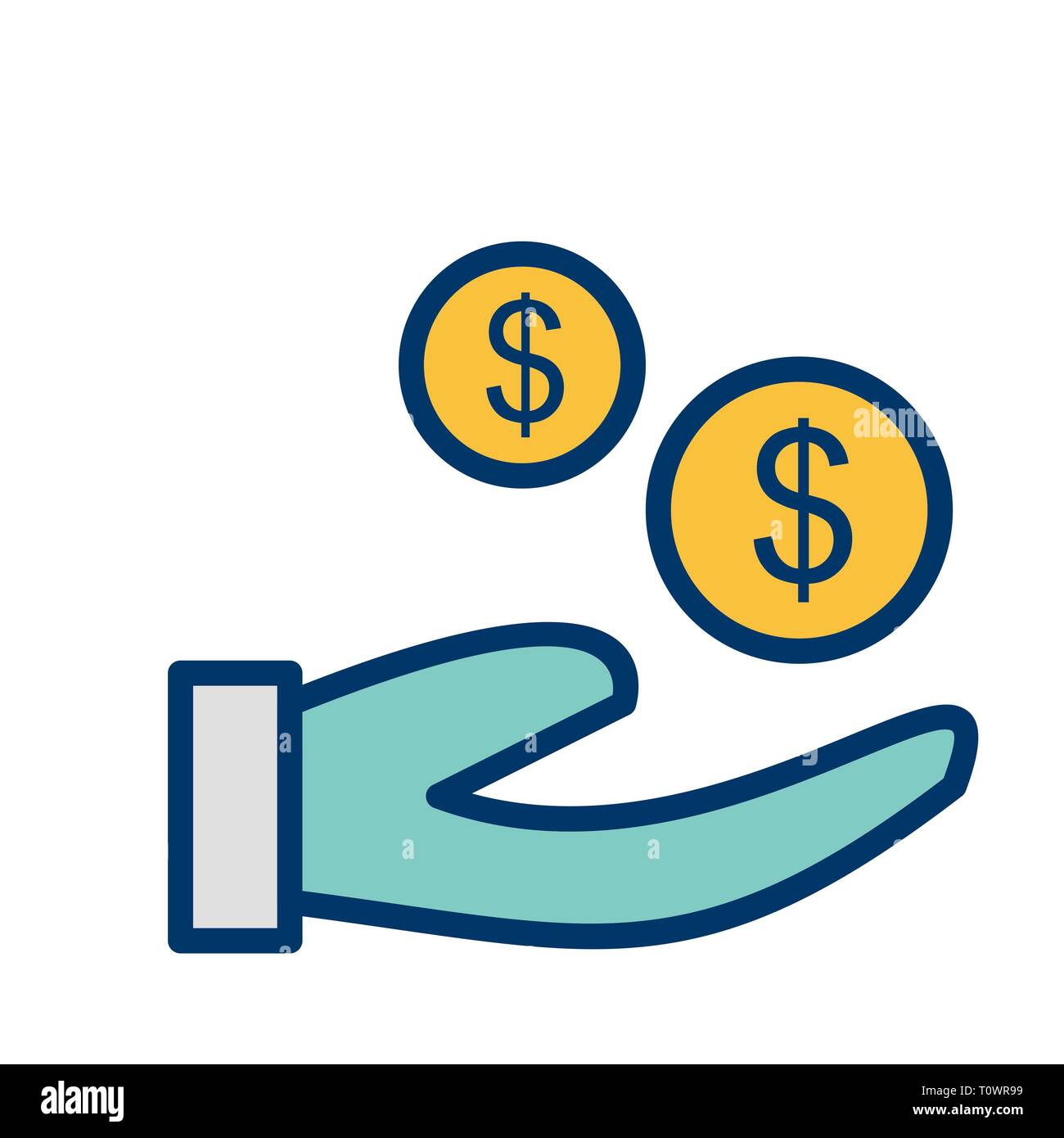 Illustration Buyer Icon Stock Photo - Alamy