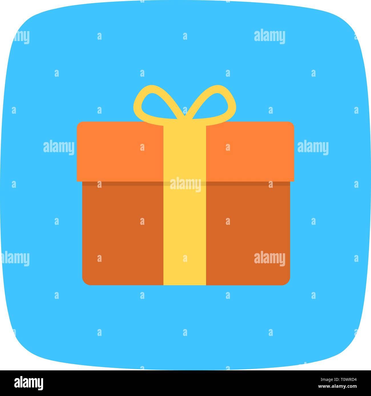 Illustration Gift Icon Stock Photo - Alamy