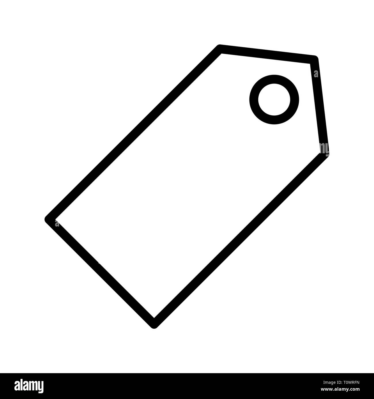 Illustration Tag Icon Stock Photo - Alamy