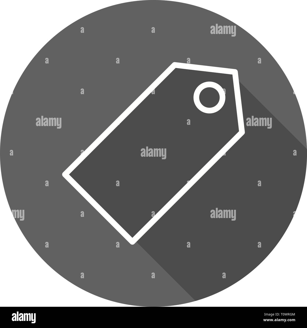 Illustration Tag Icon Stock Photo - Alamy