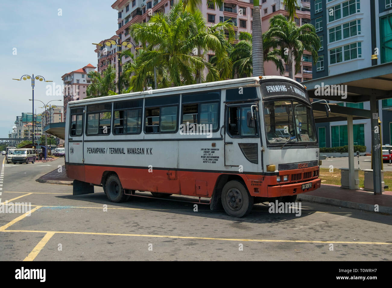 A local bus in Kota Kinabalu, Sabah, Borneo, Malaysia Stock Photo - Alamy
