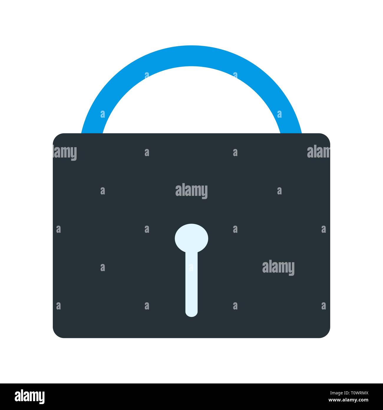 Illustration Security Icon Stock Photo - Alamy