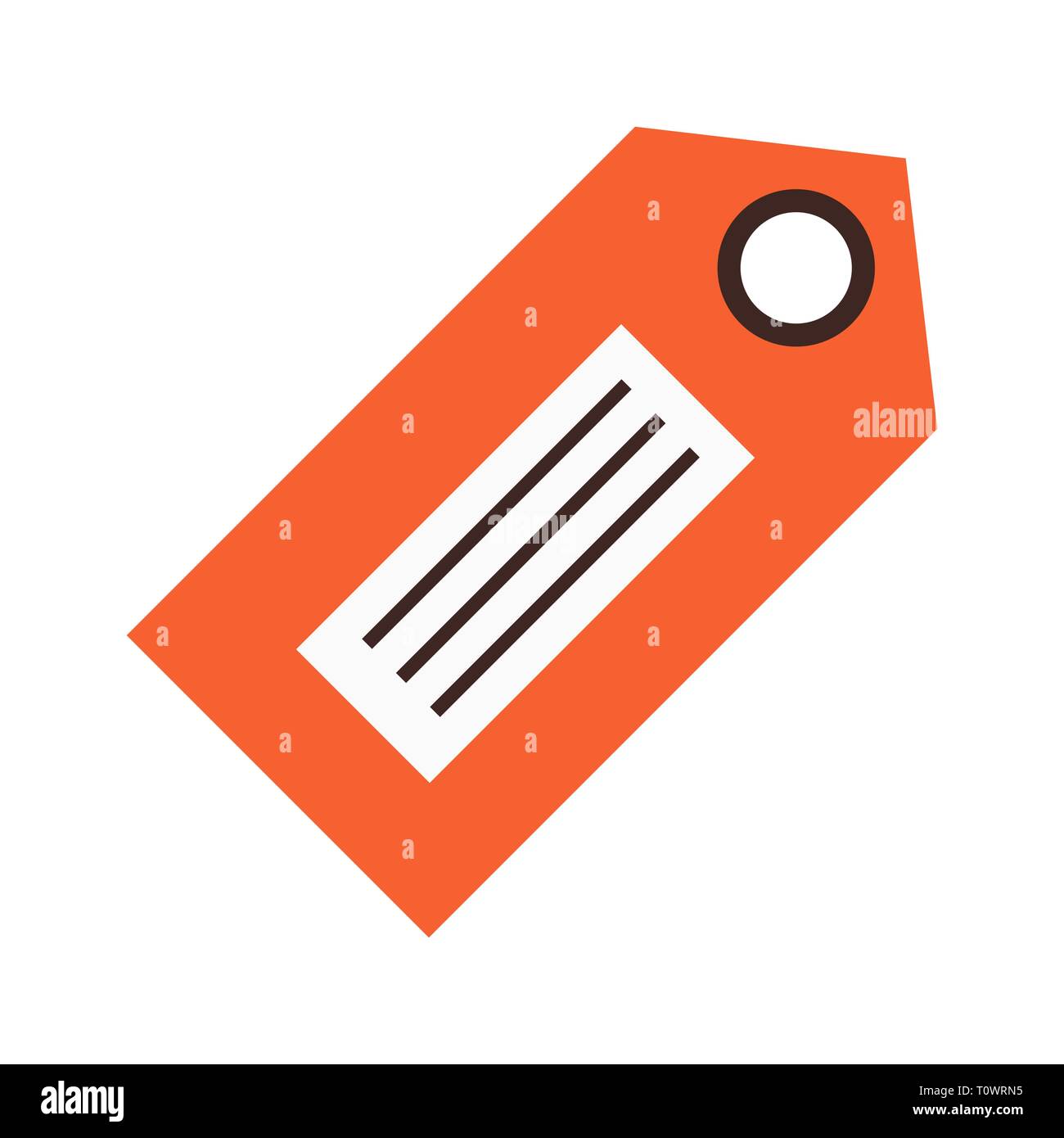 Illustration Tag Icon Stock Photo - Alamy