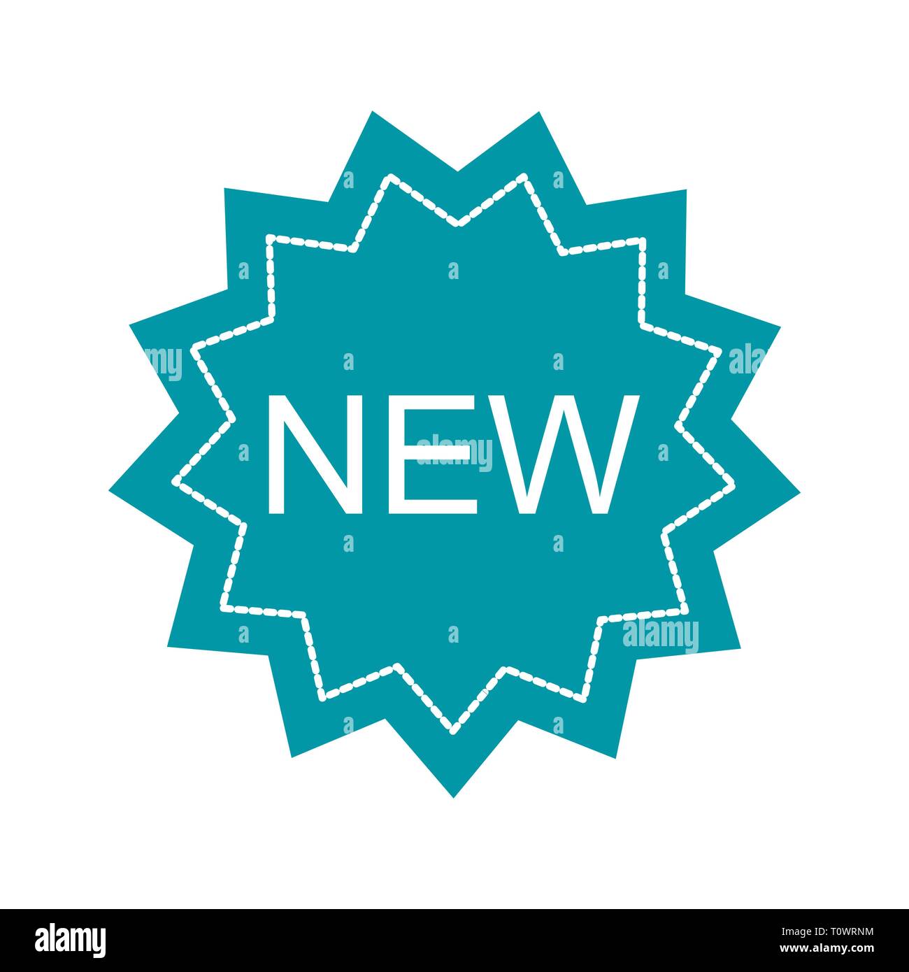 Illustration New Icon Stock Photo - Alamy