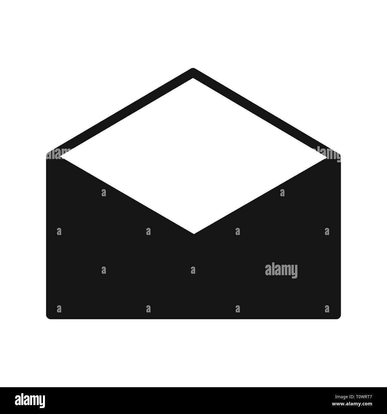 Illustration Envelope Icon Stock Photo - Alamy