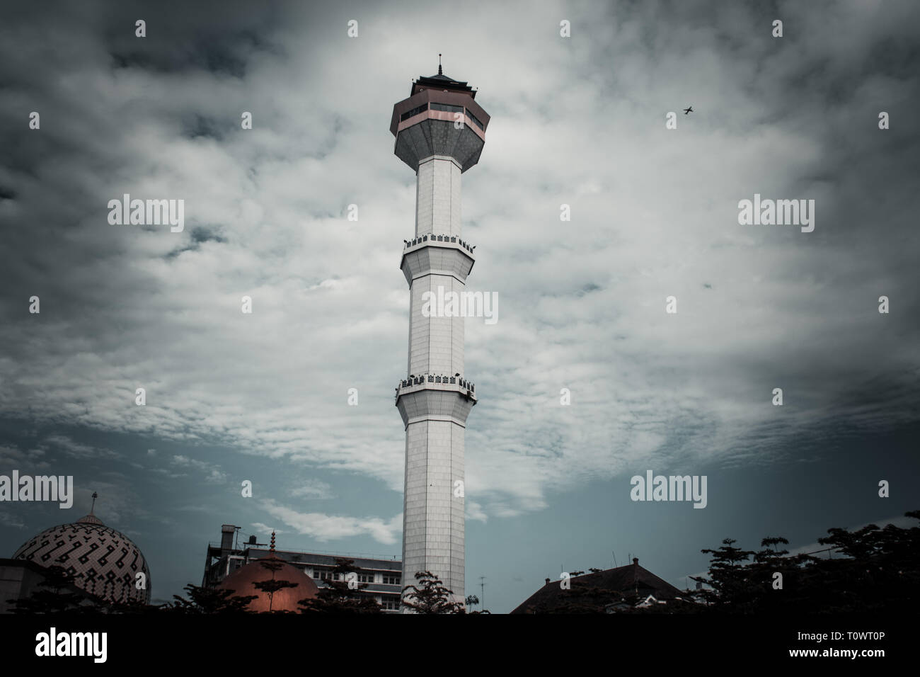 the mosque tower Stock Photo - Alamy