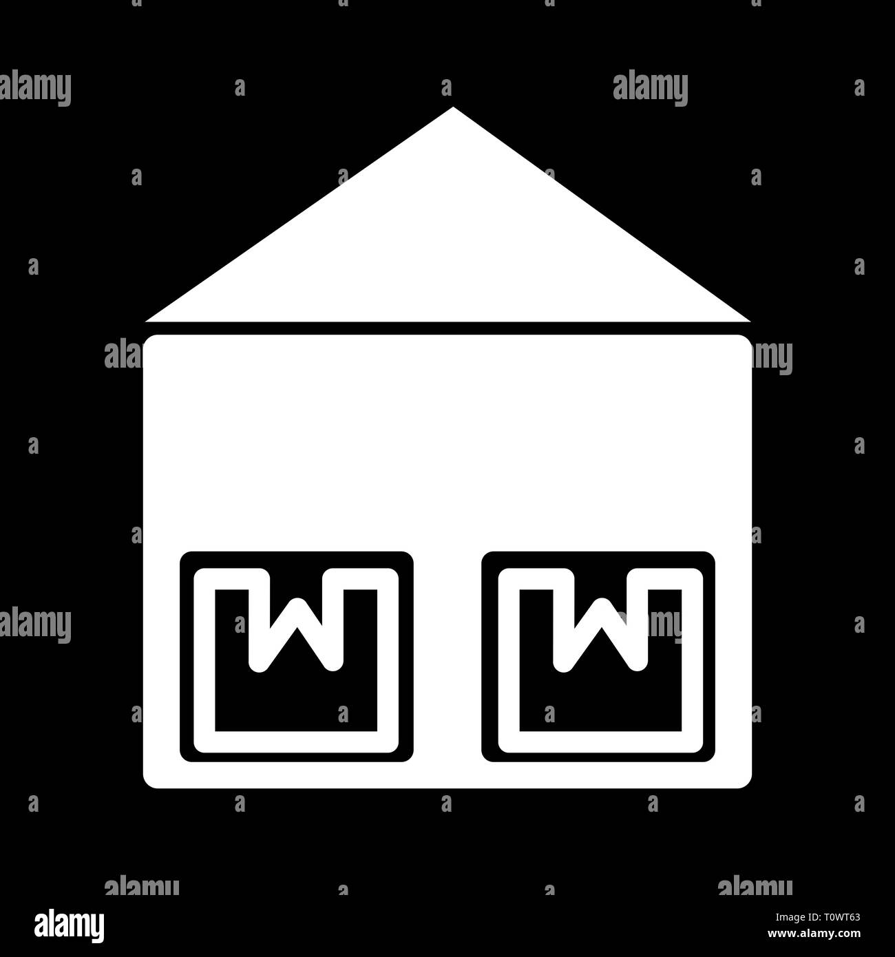 Illustration Storage Unit Icon Stock Photo - Alamy