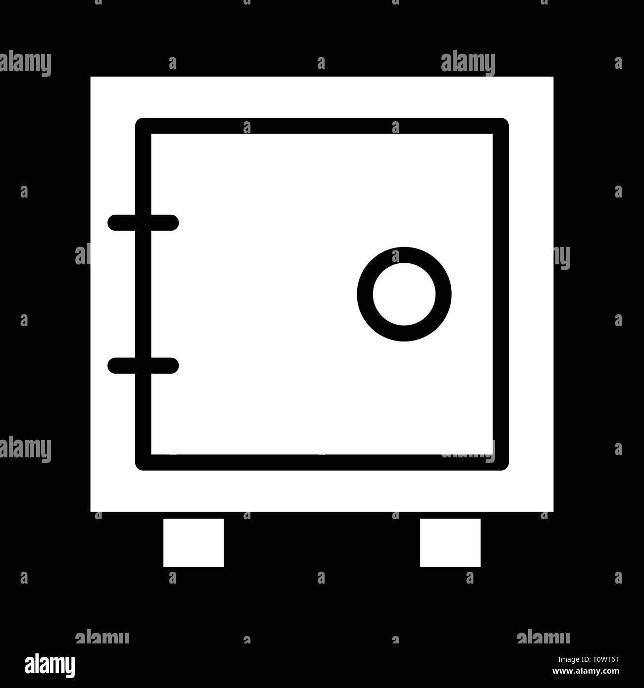 Illustration Vault Icon Stock Photo - Alamy