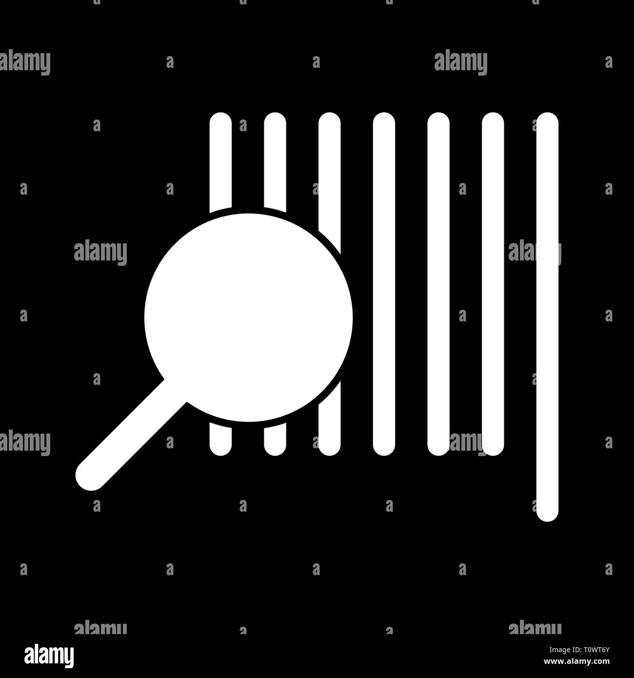 Illustration Find Product Icon Stock Photo - Alamy