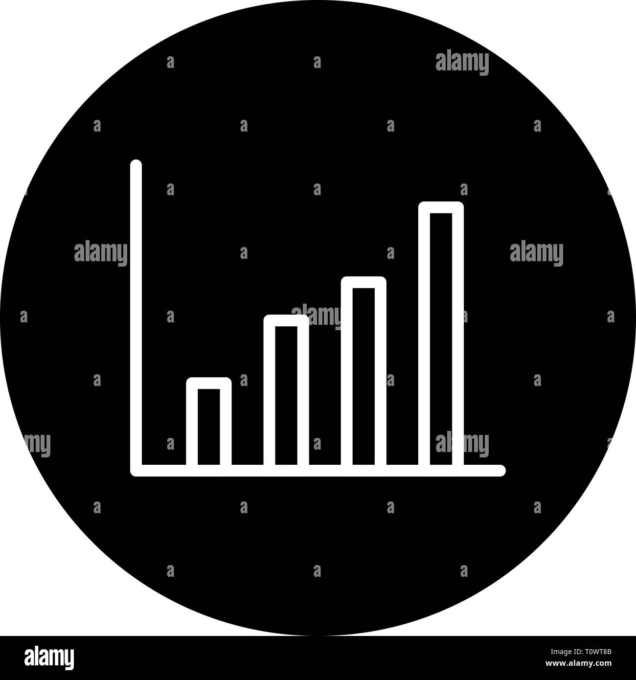 Illustration Statistics Icon Stock Photo - Alamy