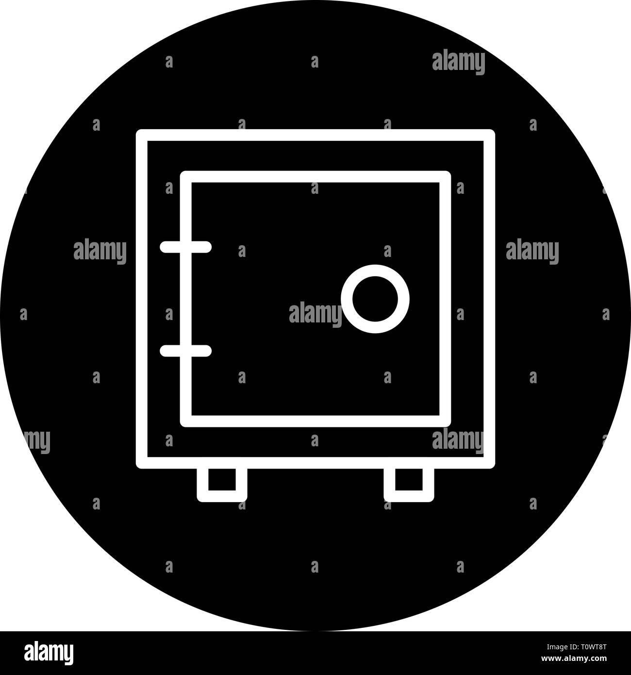 Illustration Vault Icon Stock Photo - Alamy