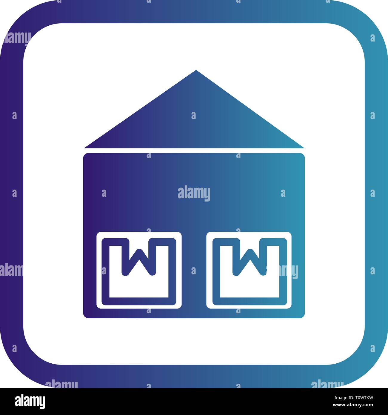 Illustration Storage Unit Icon Stock Photo - Alamy