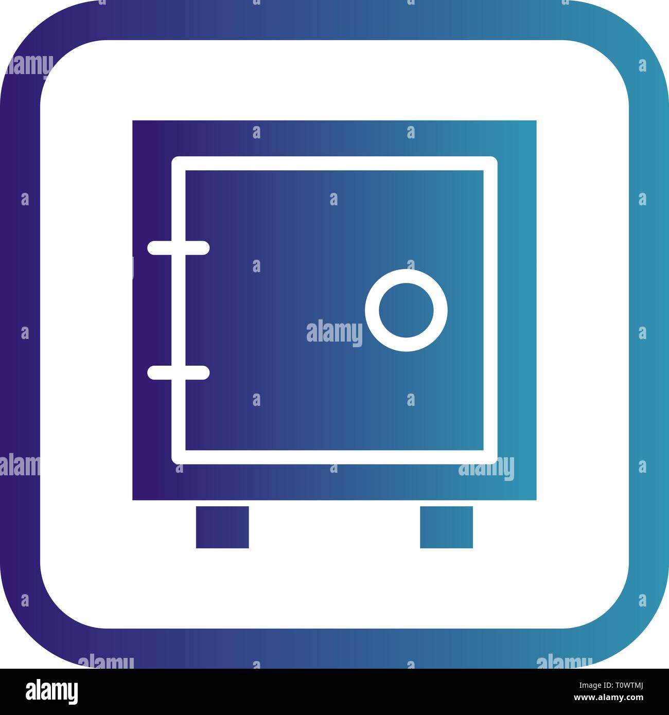 Illustration Vault Icon Stock Photo - Alamy
