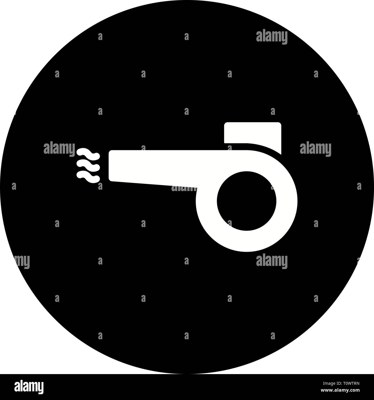 Illustration Blower Icon Stock Photo - Alamy