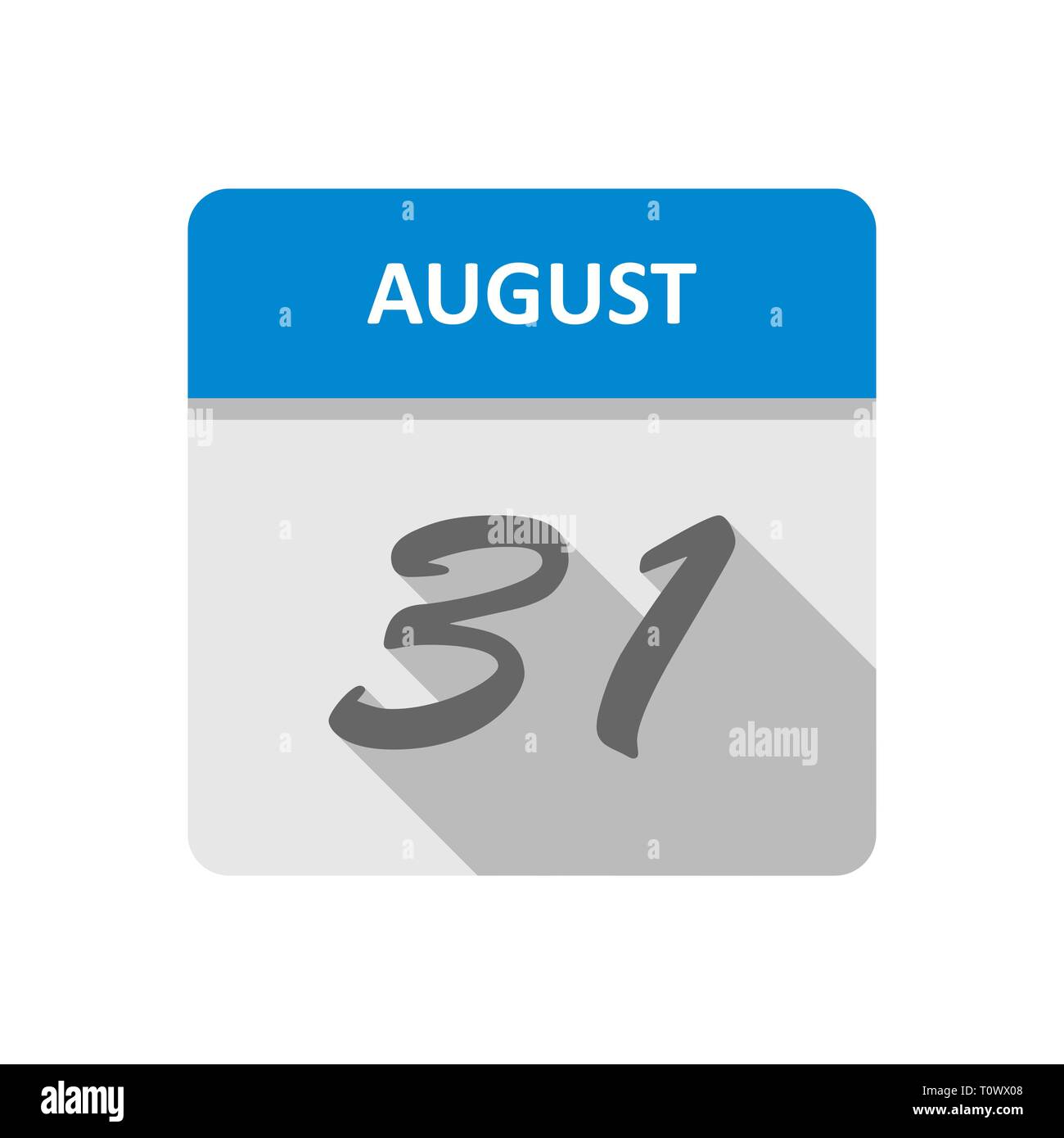 August 31st calendar hi-res stock photography and images - Alamy